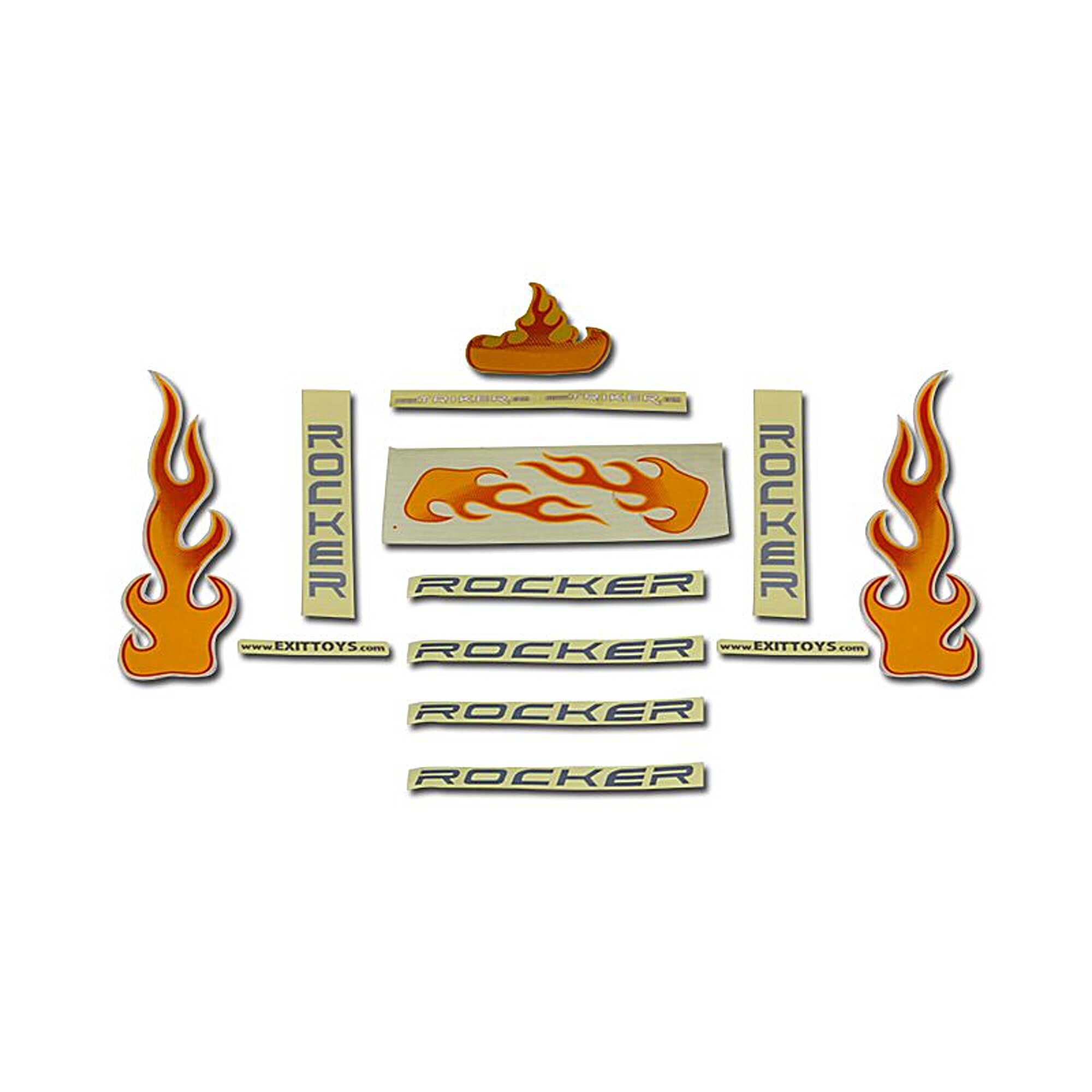Exit Sticker-Set Rocker Fire Triker | EXIT Toys